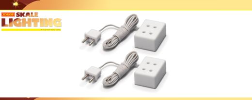 Hornby R8949 Skale Lighting Double Sockets x 2 — Model Railway Solutions