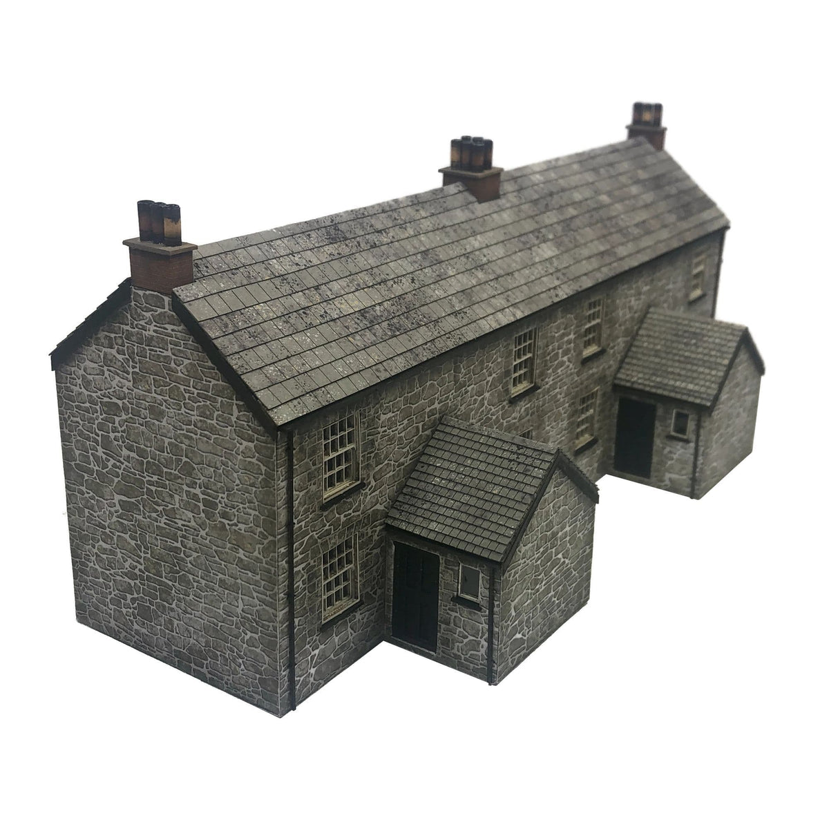 Scale Model Scenery KX080 Terraced Cottages Laser Cut Kit- OO/HO Scale ...
