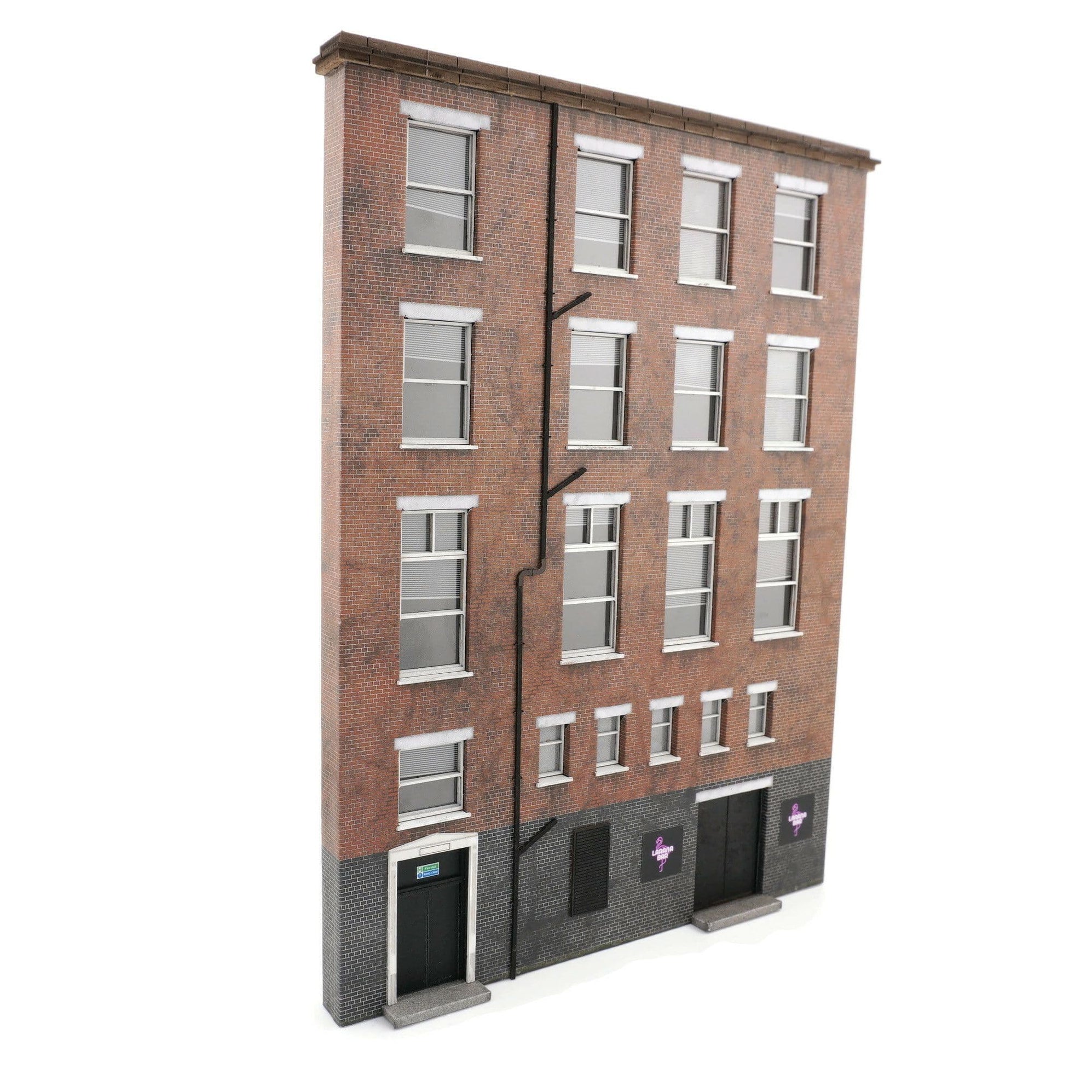 Scale Model Scenery KX114 Low Relief Nightclub & Offices, Laser Cut Ki ...