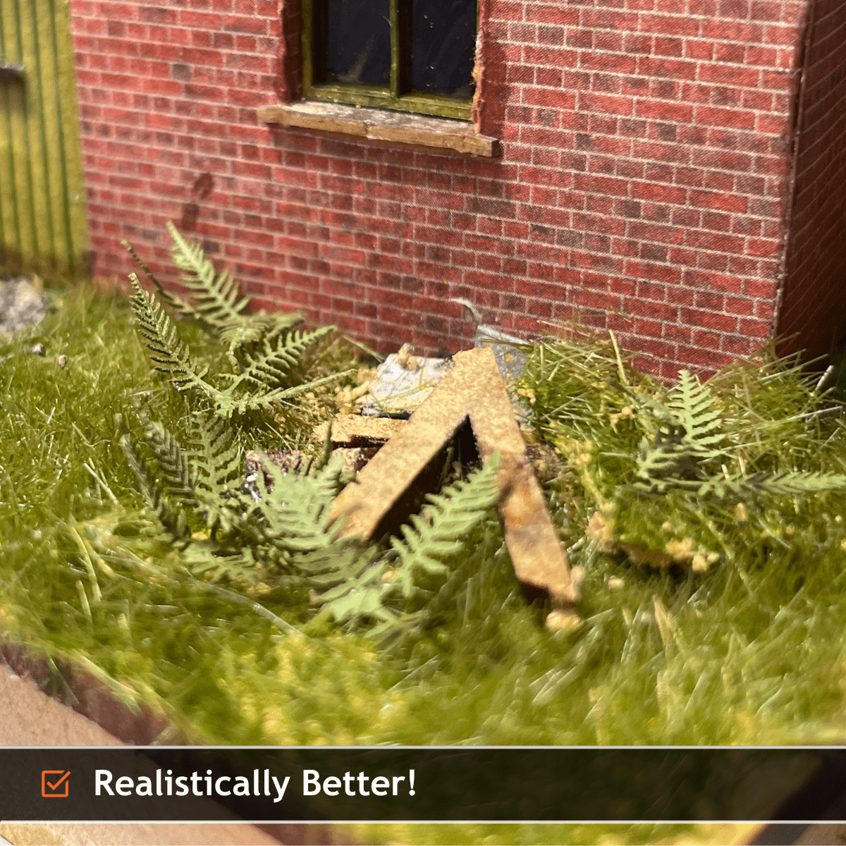 Scale Model Scenery LX432 Summer Bracken/Fern, Laser Cut Kit- OO/HO Sc ...