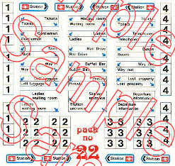 Gaugemaster (Tiny Signs) TSN22 BR Modern Image Station Signs - N Scale ...