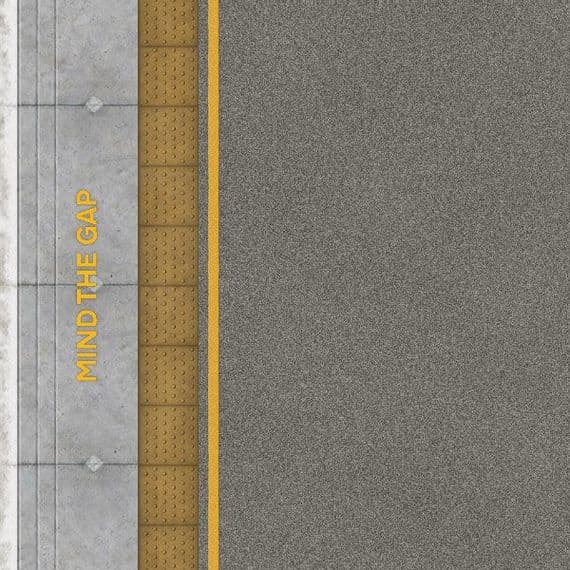 Scale Model Scenery TX233 Platform Coping With Tactile Paving, Pack of ...