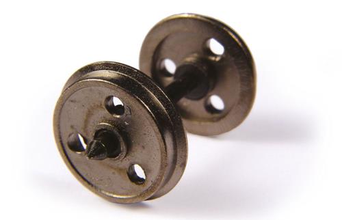 Bachmann 36-015 3 Hole Disc Metal Wagon Wheels (x10) - OO Scale — Model ...