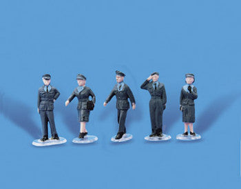 Peco Modelscene 5118 RAF Personnel Figure Set (5) - Painted - OO / HO ...