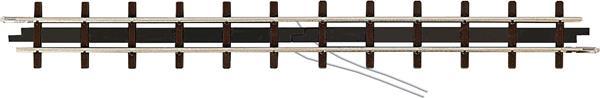Busch 12306 Narrow Gauge Track - 1 X Straight Power Feed Track 133.2.m ...
