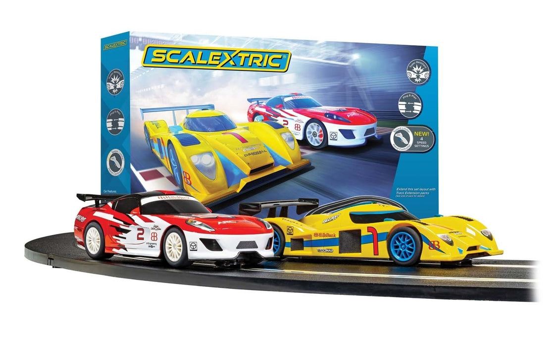 Scalextric C1399 Endurance Set - LMP Yellow vs GT Red (1:32 Scale ...