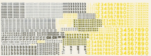 HMRS / Pressfix - PX9P SR Maunsell Loco and Coach Transfers - 4mm ...