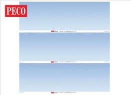 Peco SK-P03 Sky & Clouds Scenic Background — Model Railway Solutions